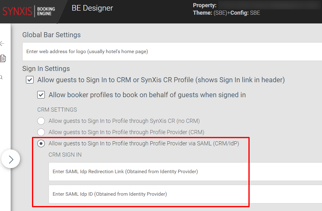 Configuration | SynXis Developer Portal